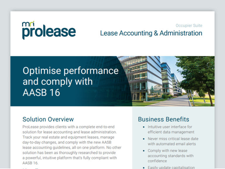 MRI ProLease - Download Now - MRI Software | AU