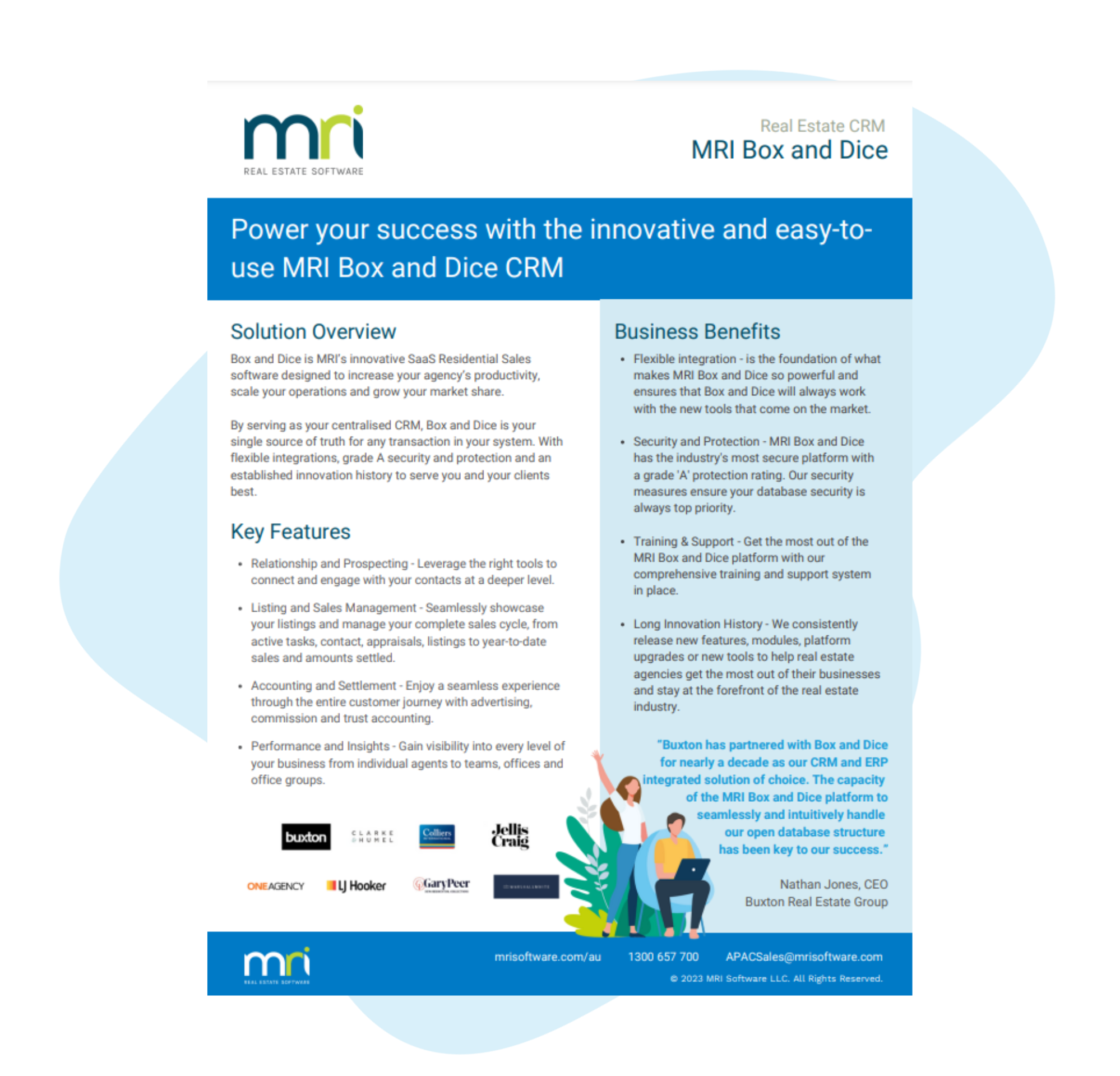 Power your success with MRI Box and Dice | MRI Software AU