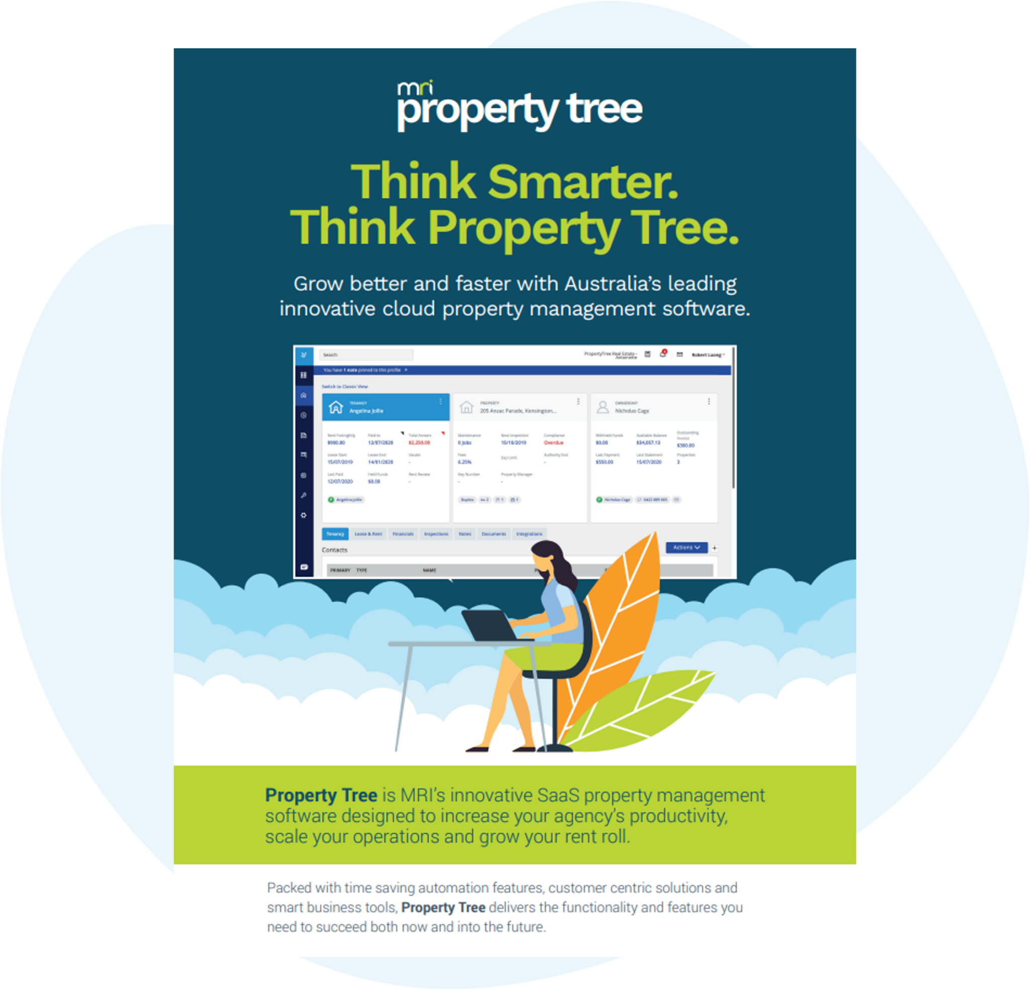Think Smarter. Think Property Tree. MRI Software | AU