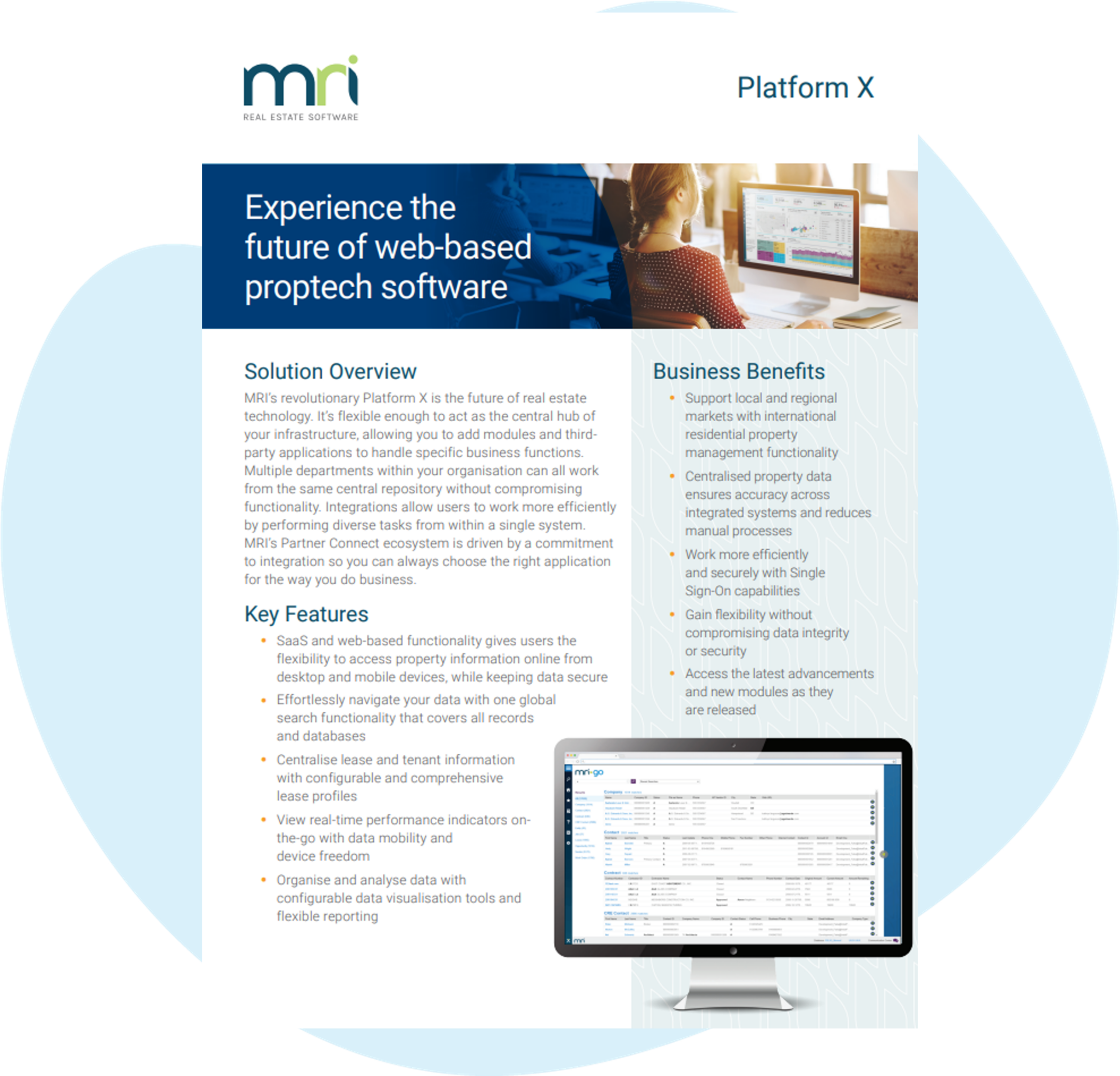 Experience the future of web-based proptech software