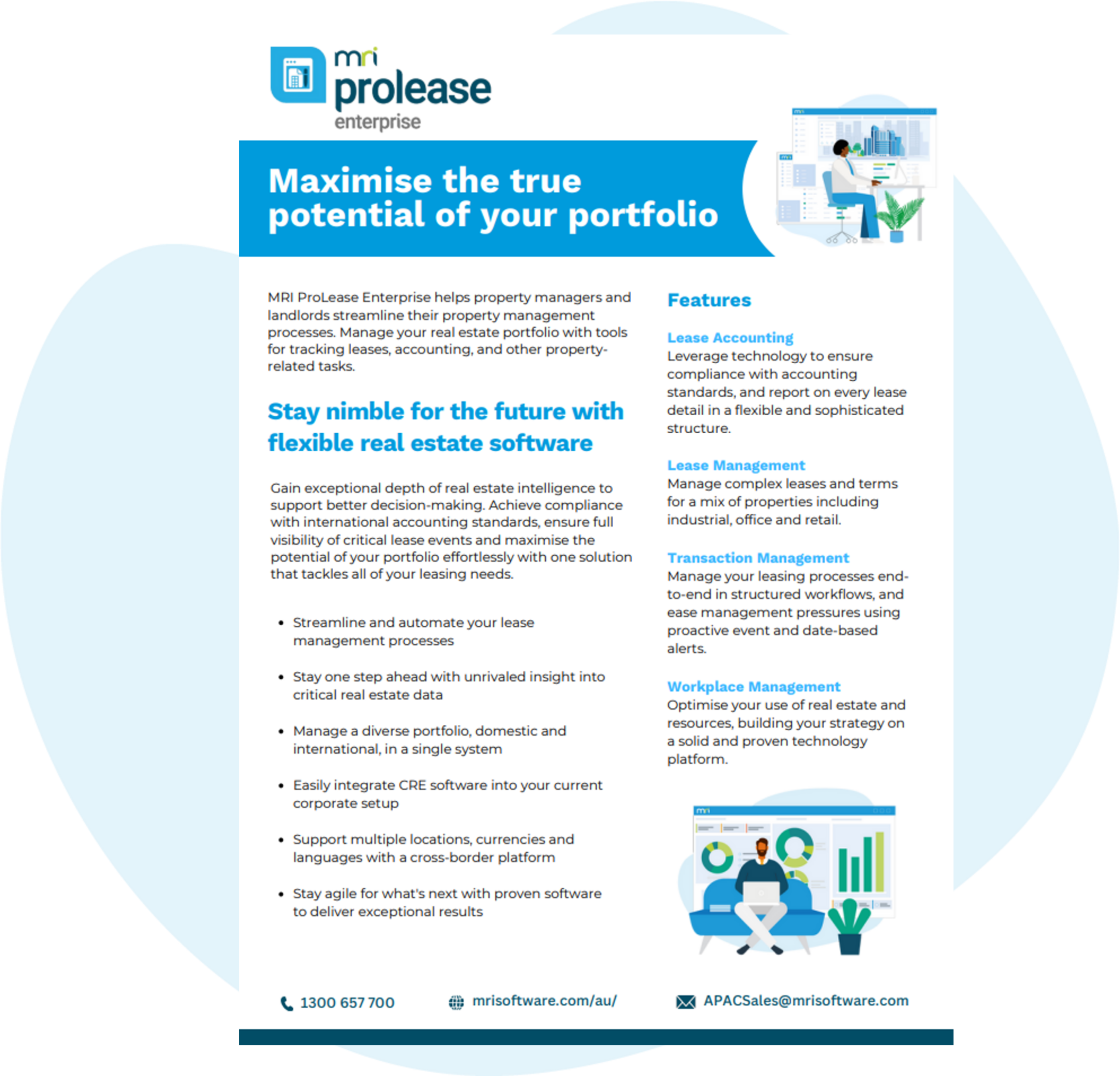 MRI ProLease Enterprise Brochure - MRI Software | AU