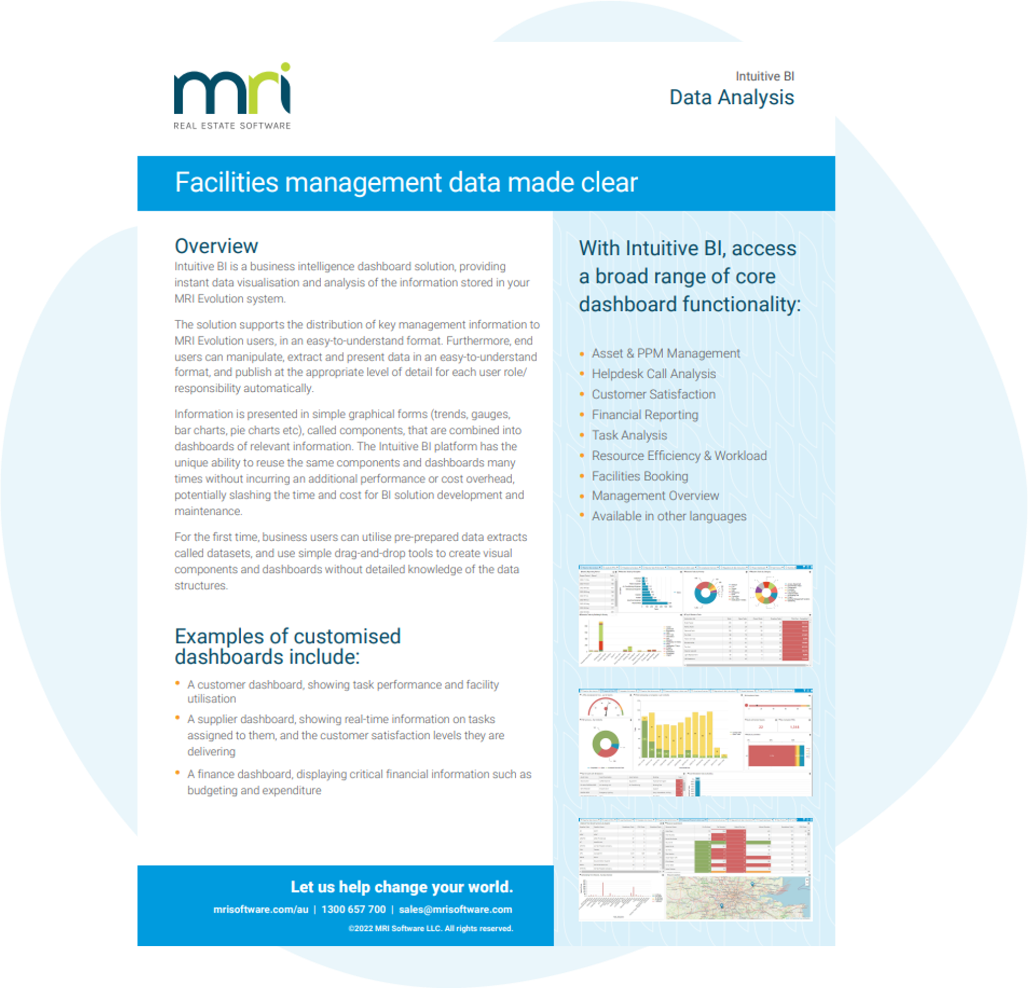 Facilities management data made clear | MRI Software AU