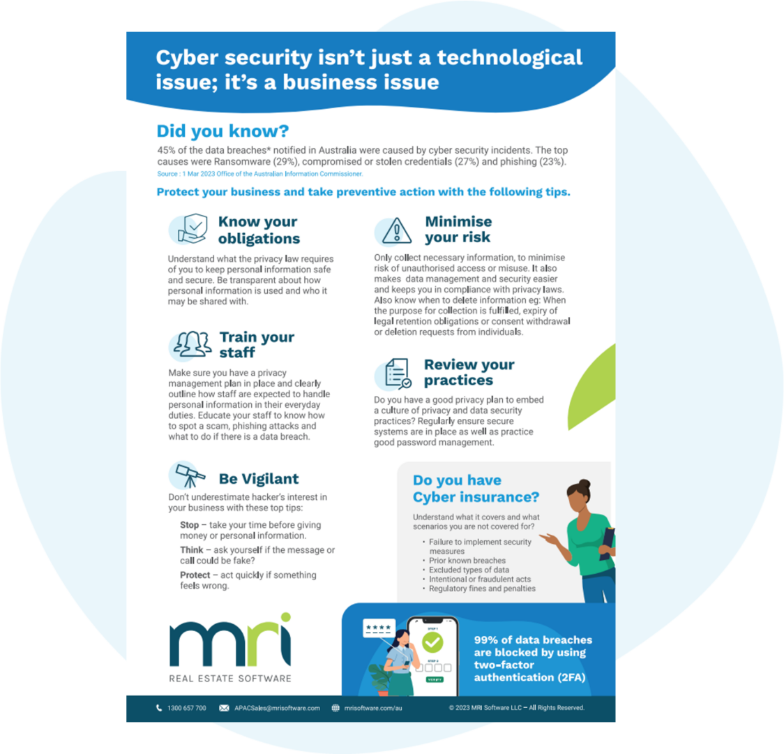 Cyber security isn’t just a technological issue; it’s a business issue.