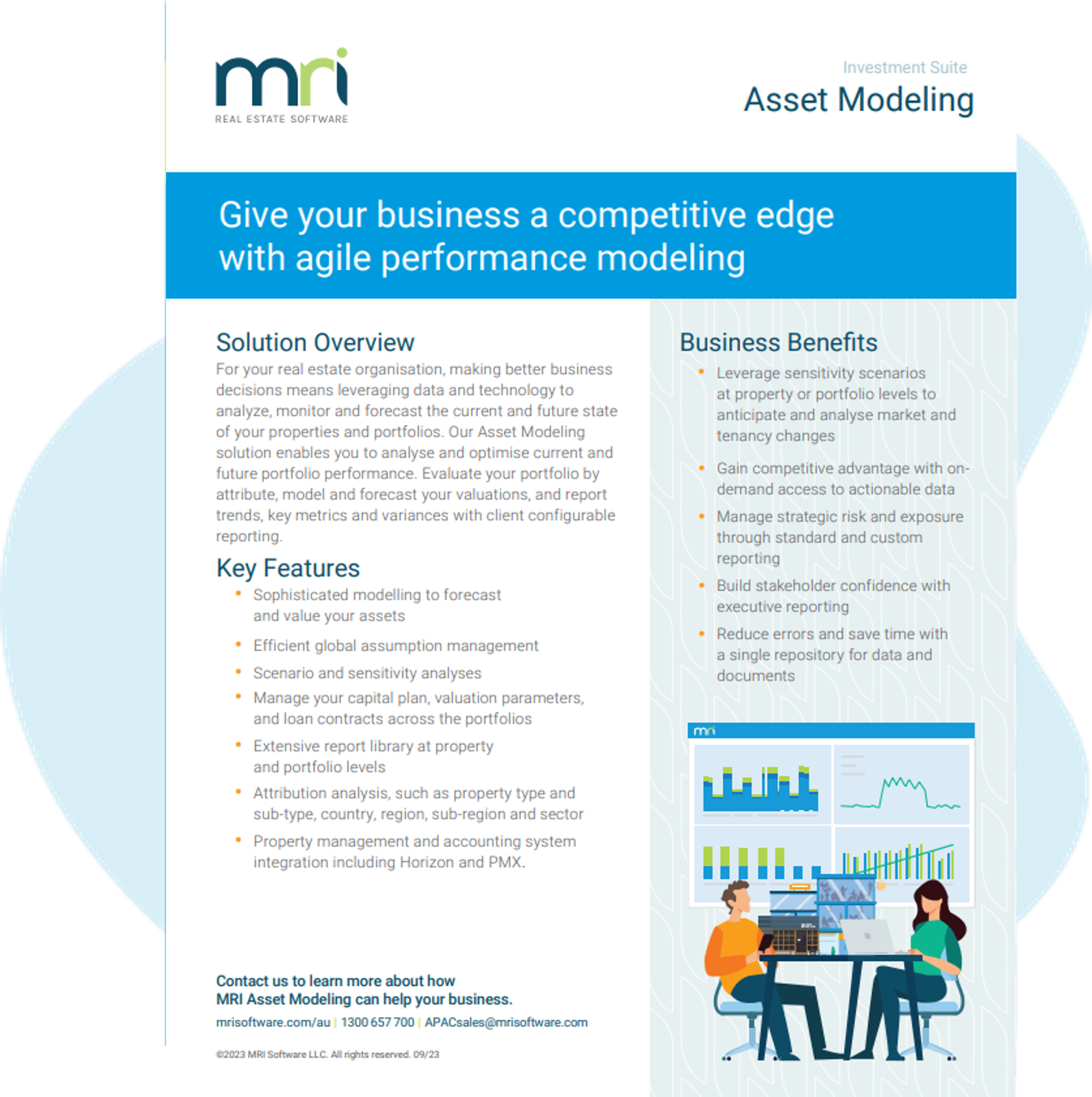 MRI Asset Modeling Datasheet | MRI Software AU