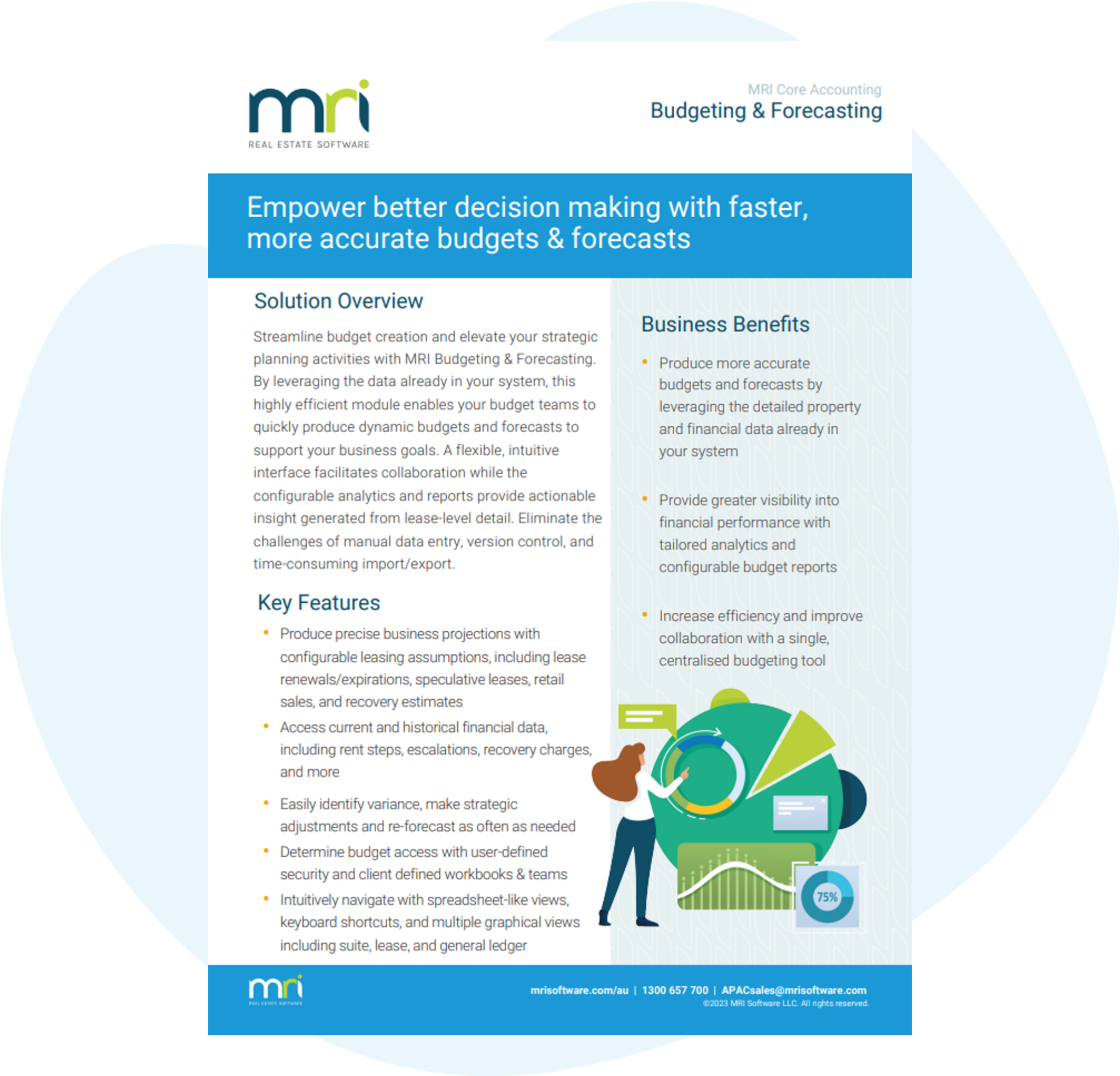 Empower decision-making with accurate budgets & forecasts
