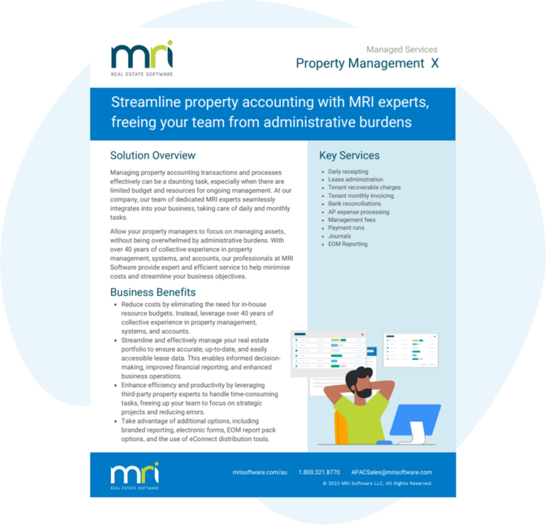 MRI Managed Services for Property Accounting Datasheet | MRI Software | AU