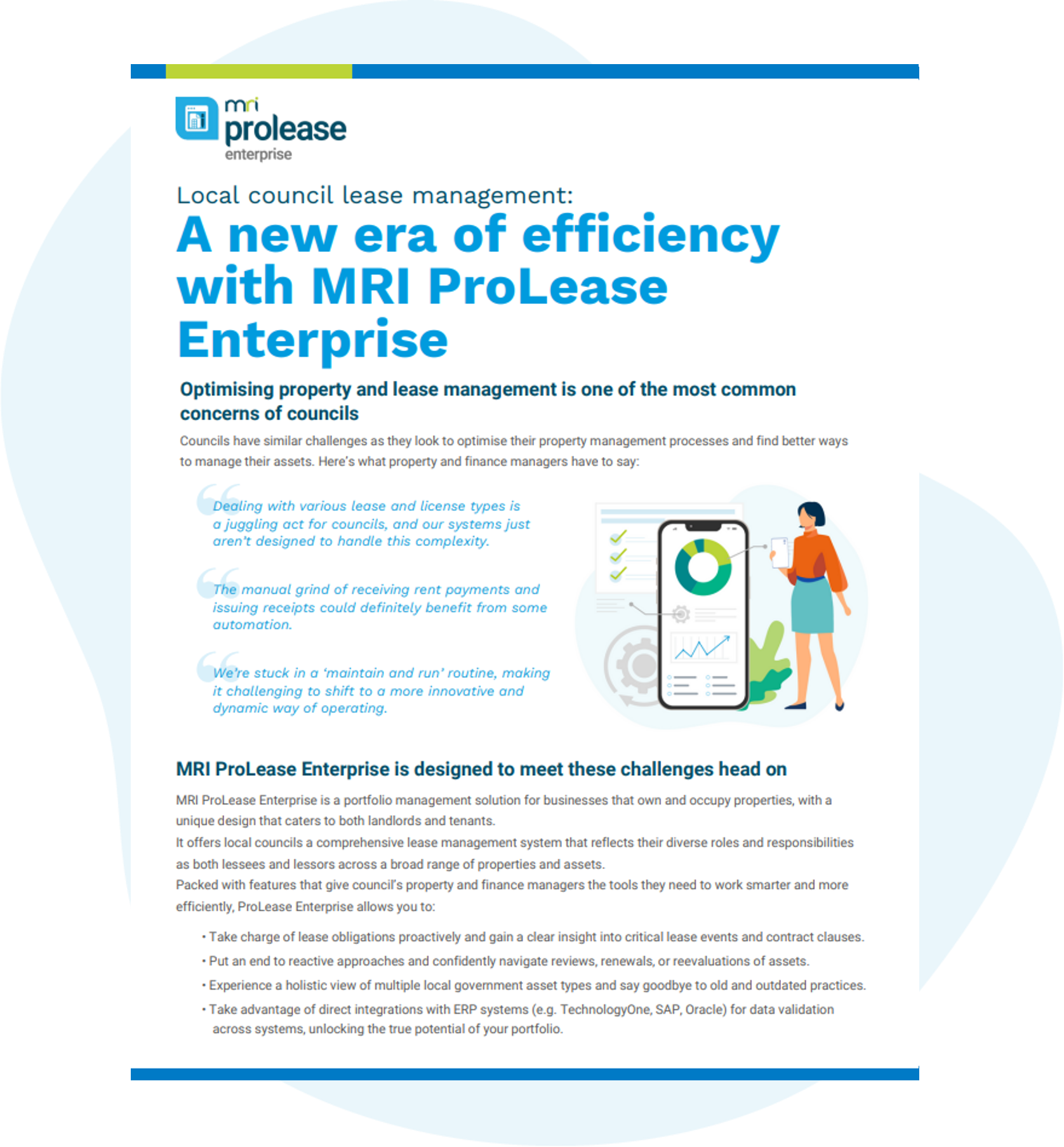 Local council lease management: A new era of efficiency with MRI ProLease Enterprise - Download Now