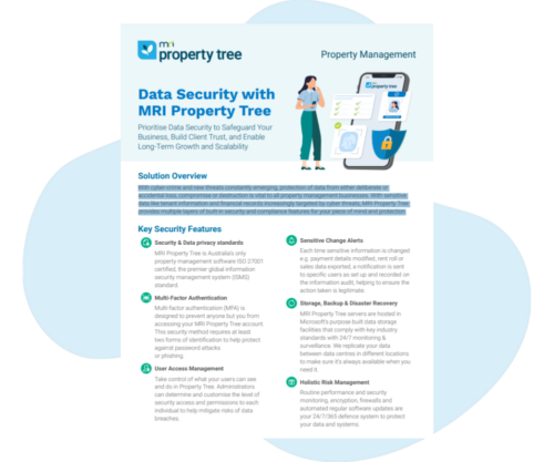 Secure Your Data with MRI Property Tree - MRI Software | AU