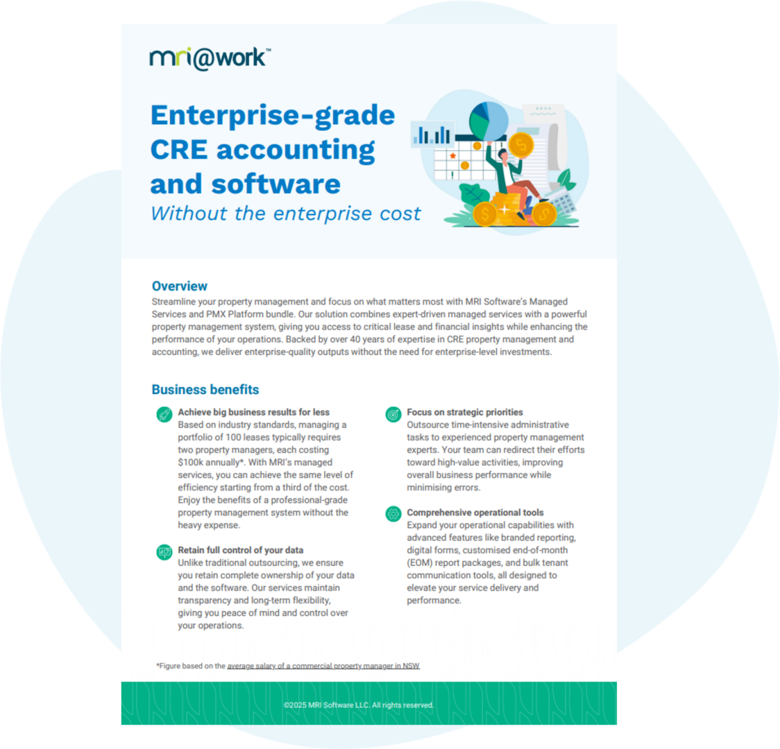 What is Common Area Maintenance (CAM)? | MRI Software AU