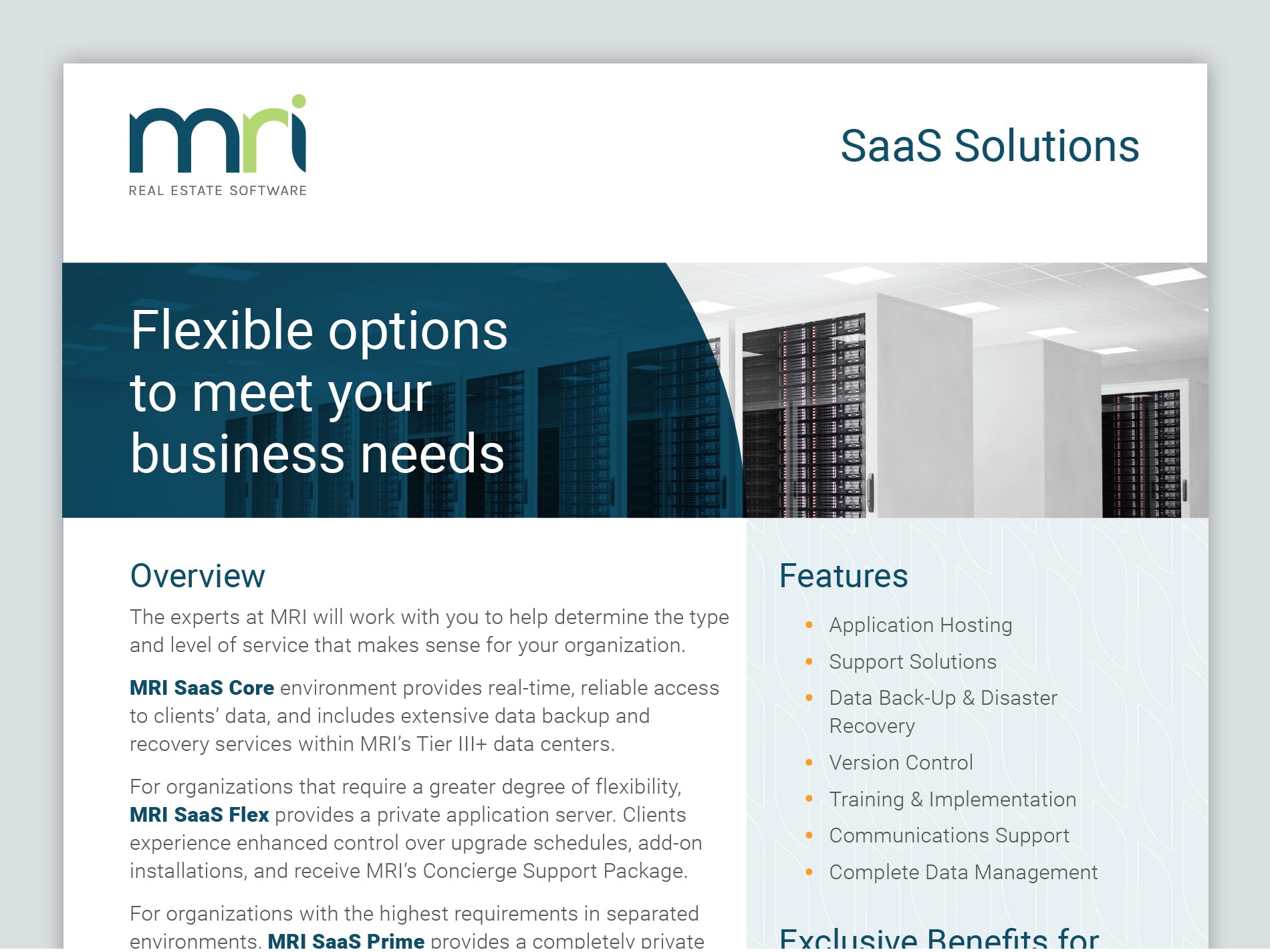 SaaS Solutions - MRI Software | CA