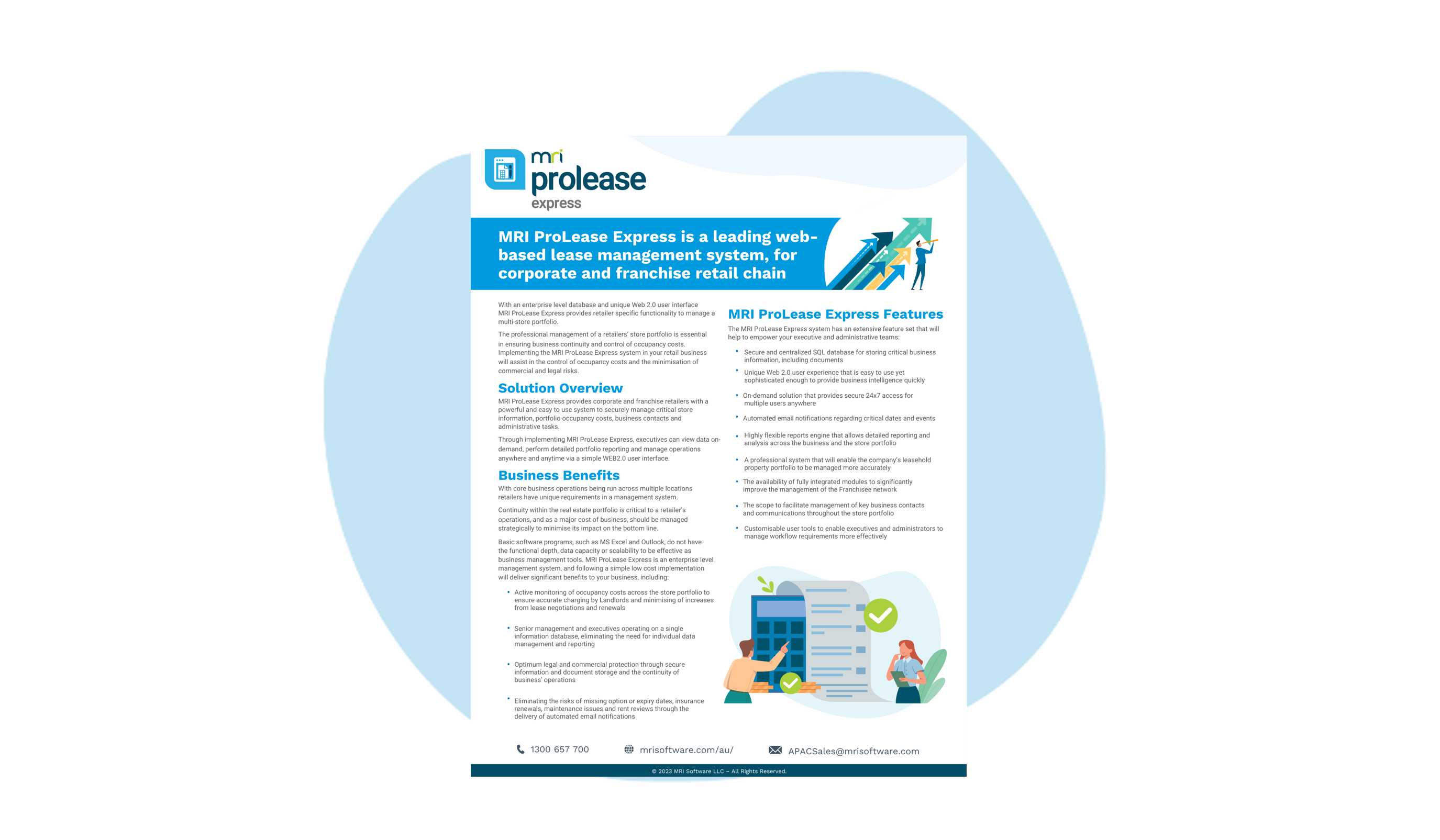 MRI ProLease Express Fact Sheet - MRI Software | SG