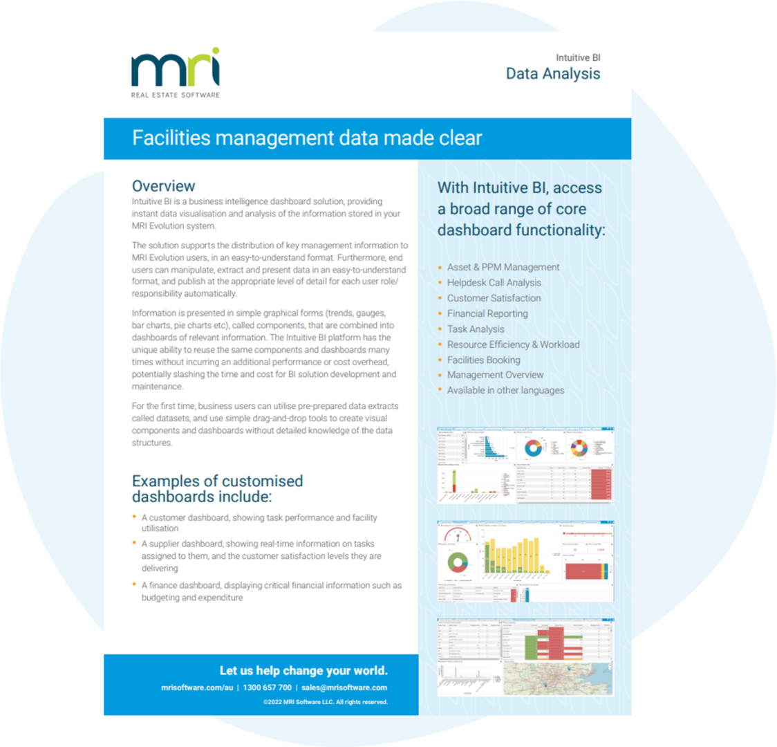 Facilities management data made clear - MRI Software | SG