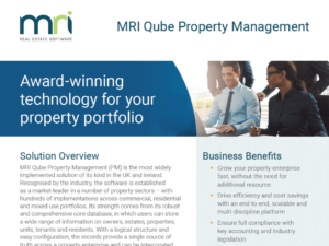 MRI Qube Property Management - MRI Software | UK