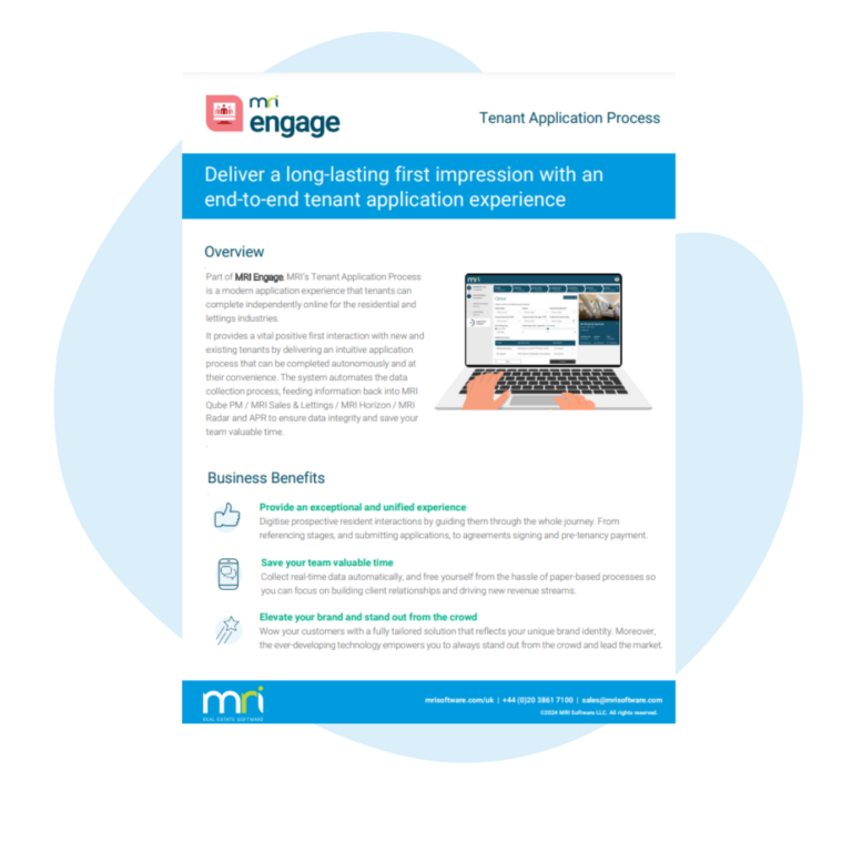 Elevate Your Tenant Application Process: - MRI Software | UK