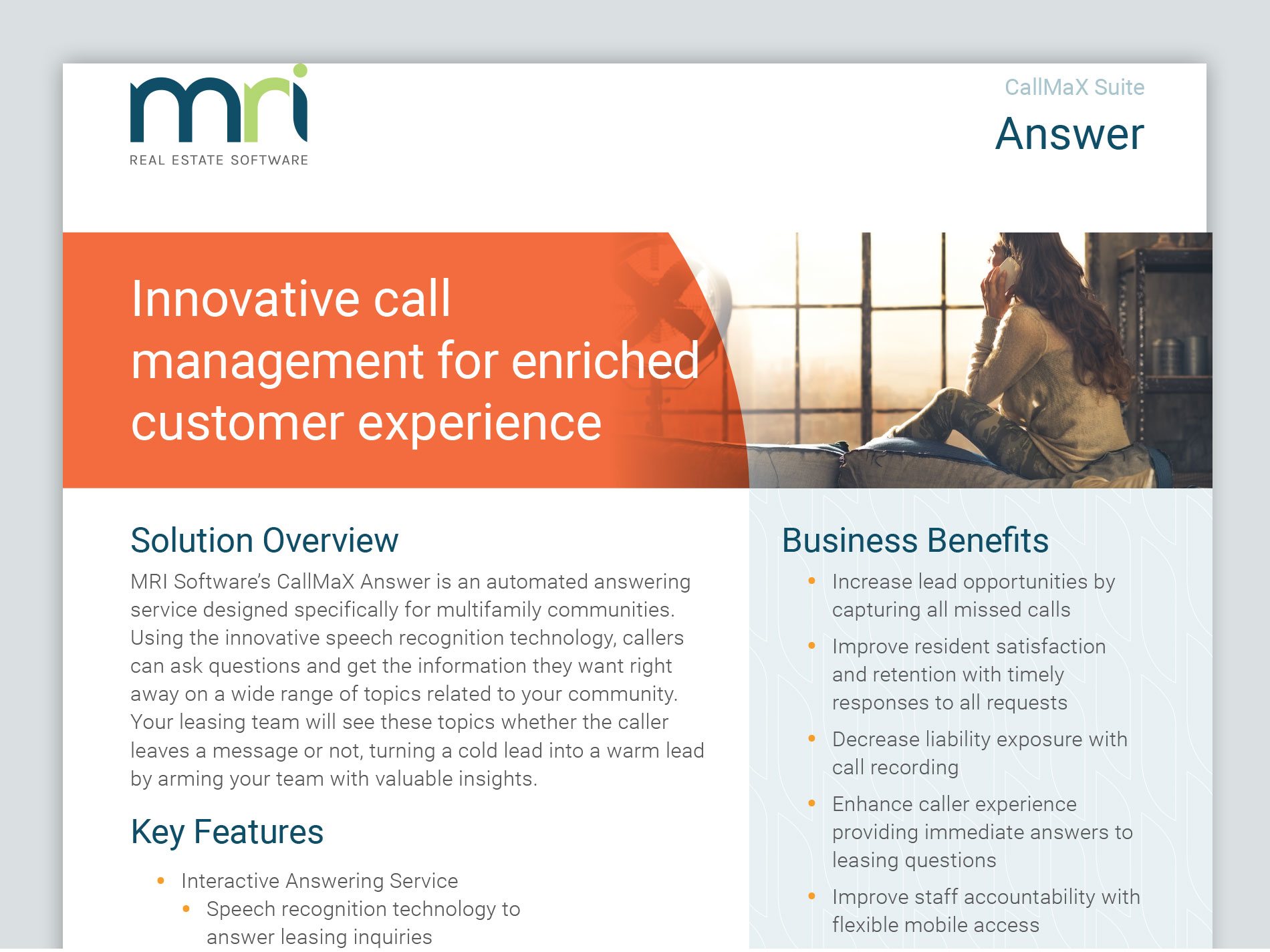 Callmax Answer - MRI Software