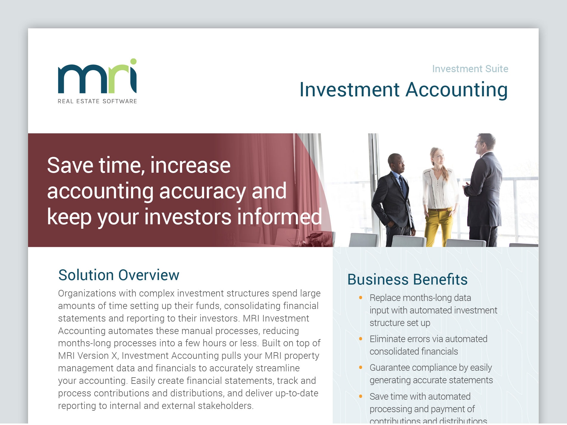 Investment Accounting - MRI Software