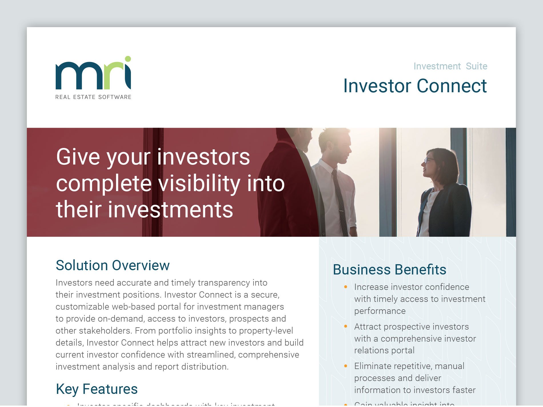 Investor Connect - MRI Software
