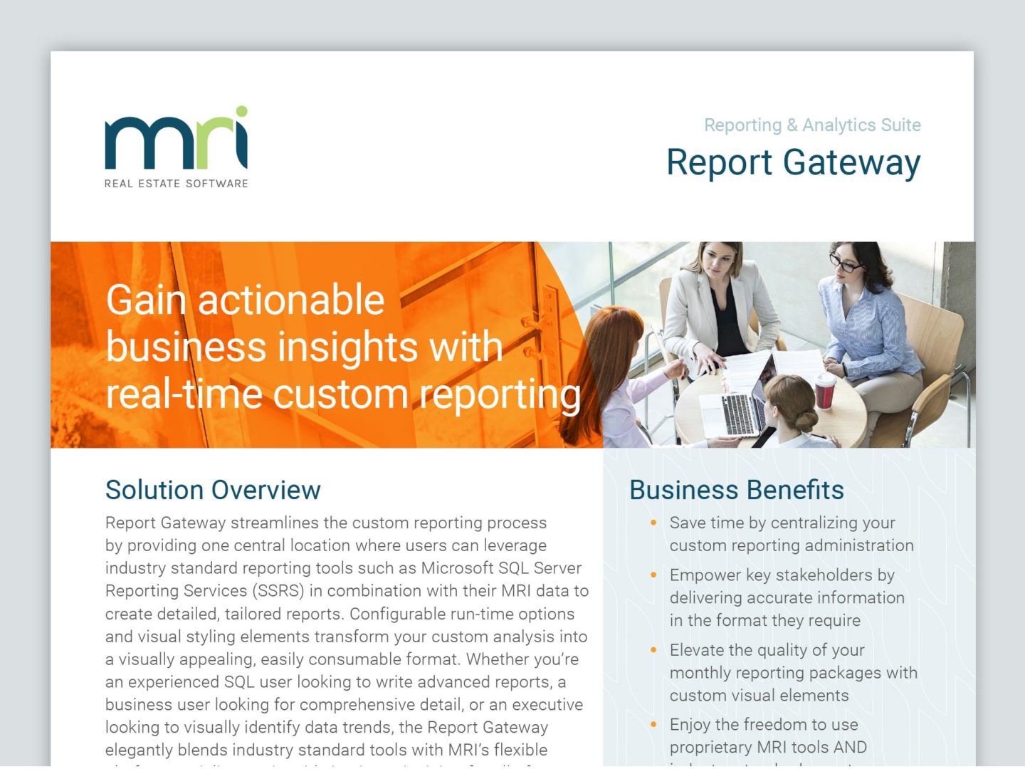 Report Gateway - MRI Software