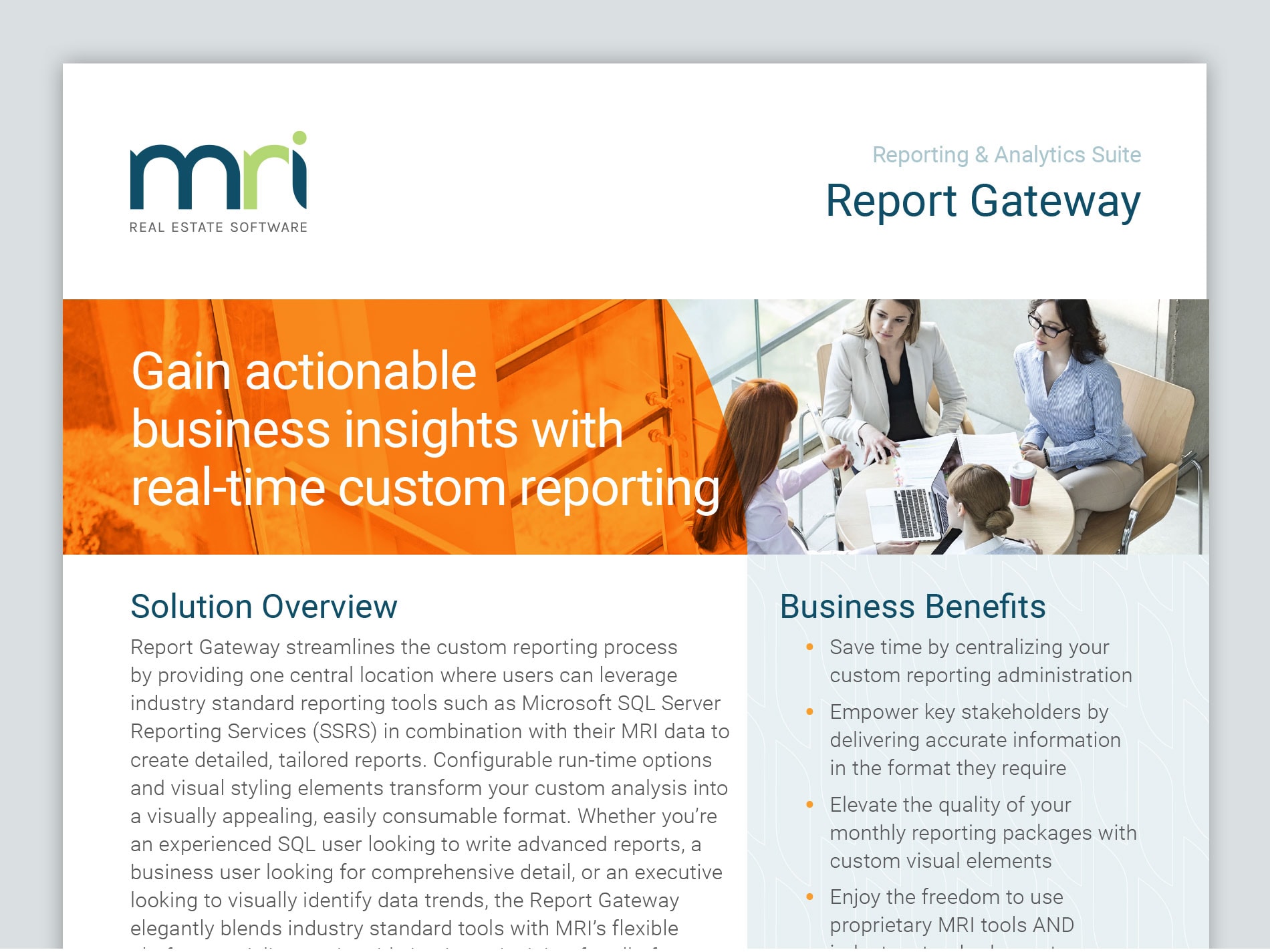 Report Gateway - MRI Software