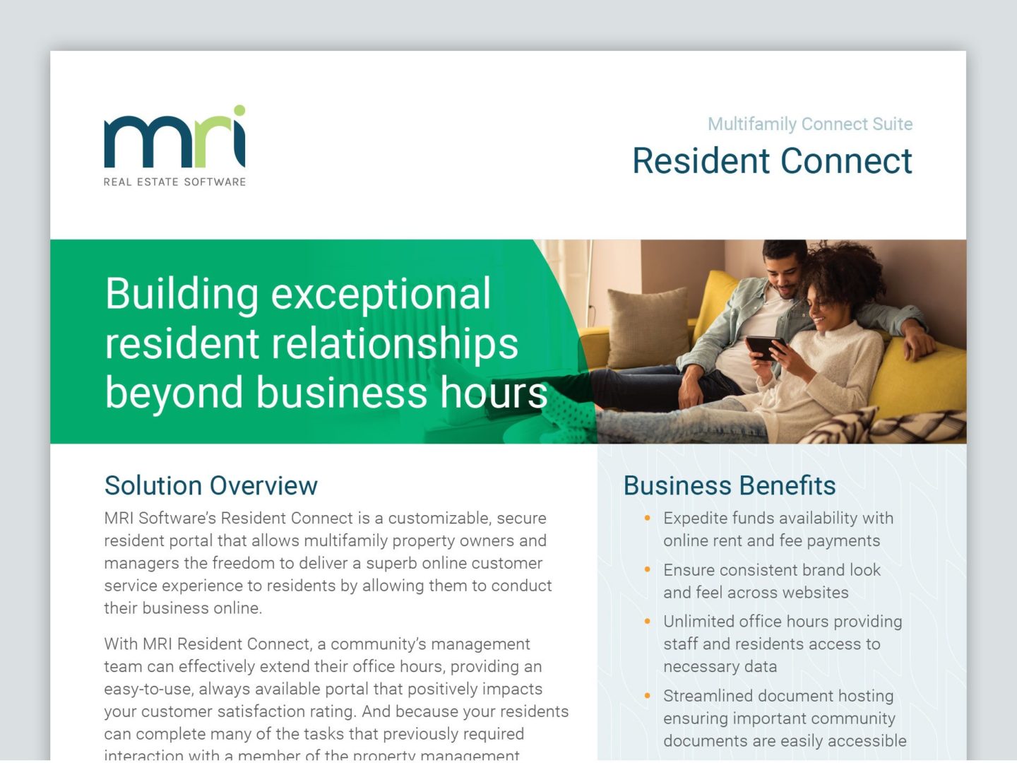 Resident Connect - MRI Software