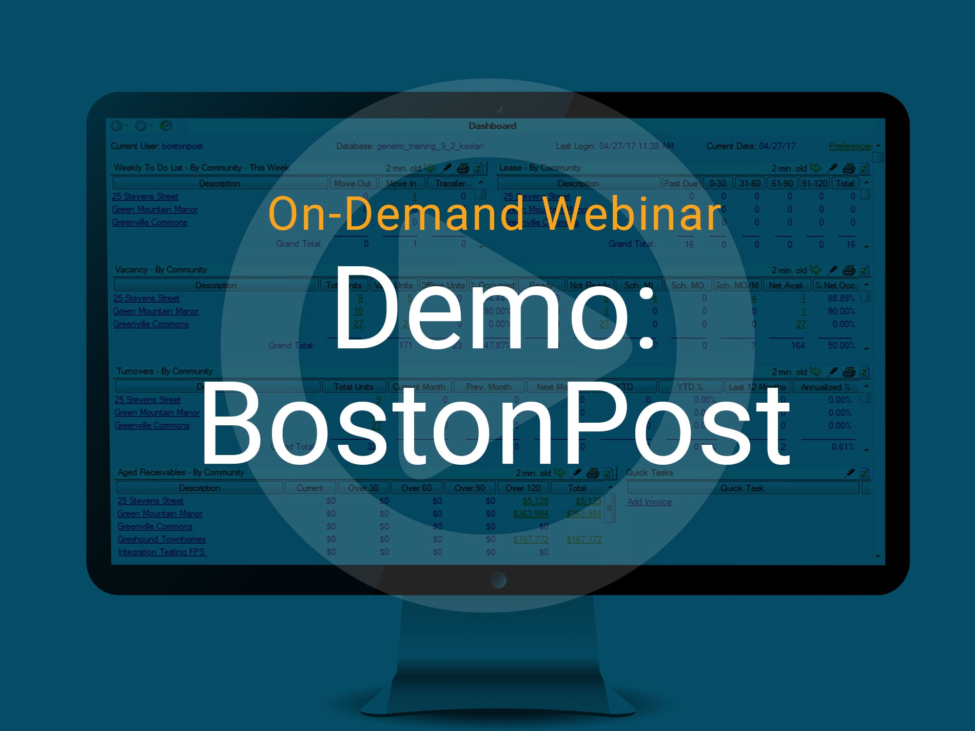 Demo: Bostonpost - MRI Software