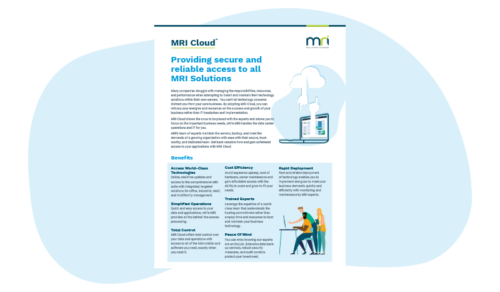 MRI Cloud Services - MRI Software