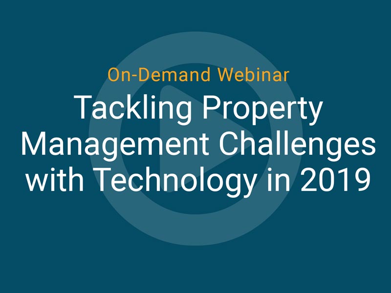 Tackling Property Management Challenges with Technology in 2019 - MRI ...