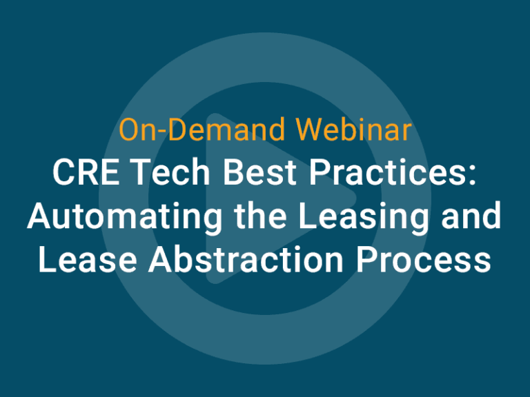 CRE Tech Best Practices: Automating the Leasing and Lease Abstraction ...