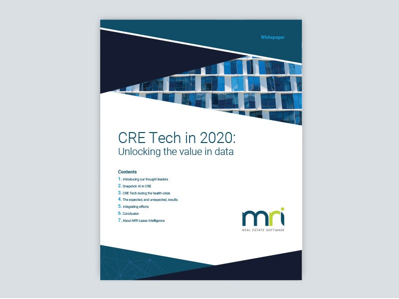 CRE Tech in 2020: Unlocking the value in data | MRI Software CRE Tech in 2020: Unlocking the value in data | MRI Software