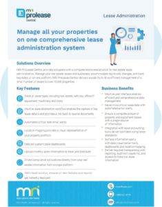 MRI ProLease Central - MRI Software