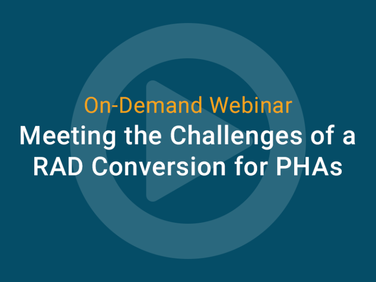 Meeting the Challenges of a RAD Conversion for PHAs - MRI Software