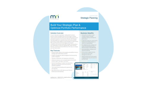 MRI Strategic Planning - MRI Software