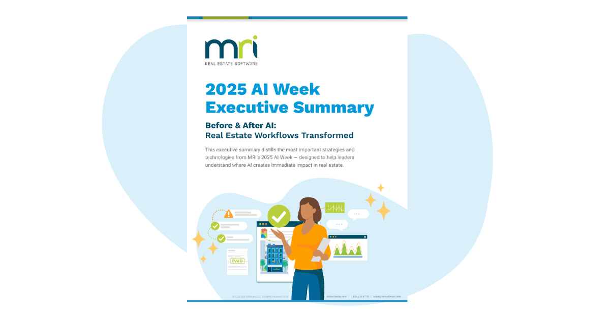 2025 AI Week Executive Summary - MRI Software